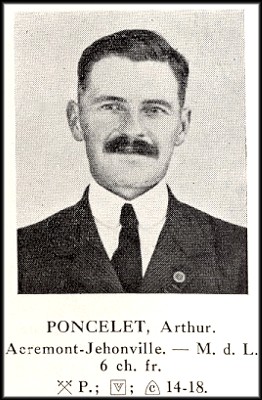 Acremont; Arthur Poncelet, maréchal-des-logis au 2ème Régiment d ...