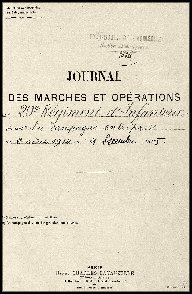 020 ème Rég. Inf. Français – Page 8 – La Guerre de nos Héros