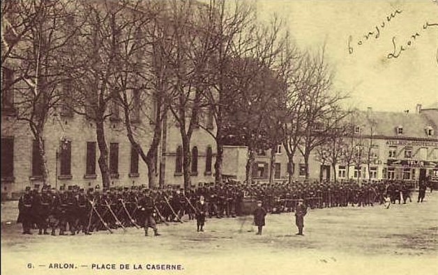 Caserne Léopold à Arlon; vie quotidienne de la garnison du 10ème de ...