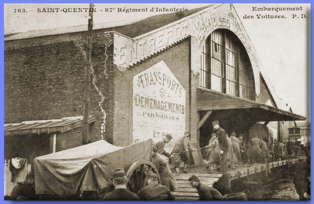Félix BLAREL, lieutenant du 87ème Régiment d’Infanterie français, tombé ...