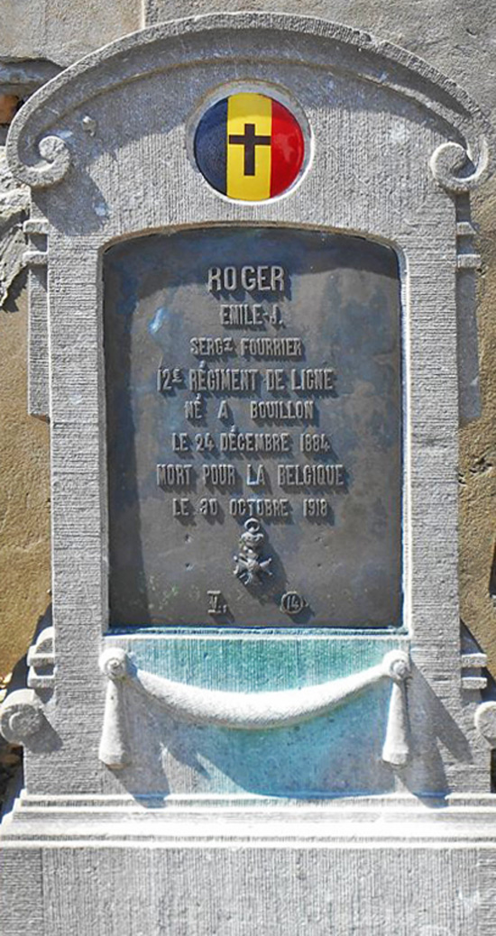 ROGER Emile Joseph de Bouillon dans le carré militaire de Guemps – La ...